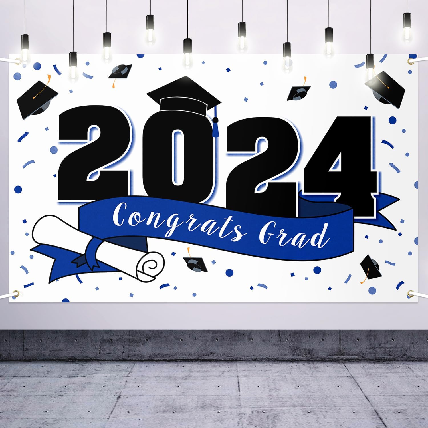 Amazon.com: LASKYER 2024 Congrats Grad Graduation Party Decorations ...