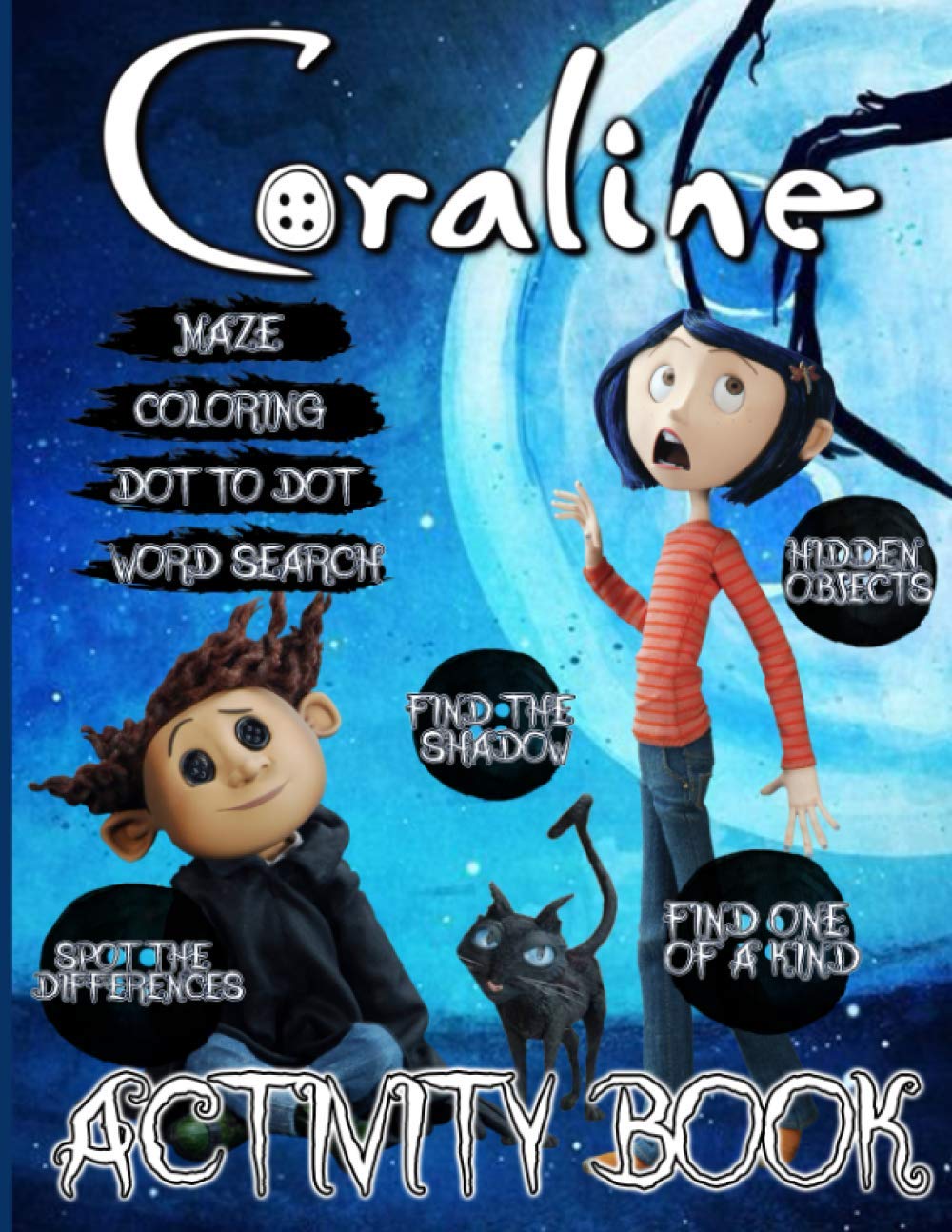 Coraline Activity Book Creative One Of A Kind Maze Spot | Desertcart ...