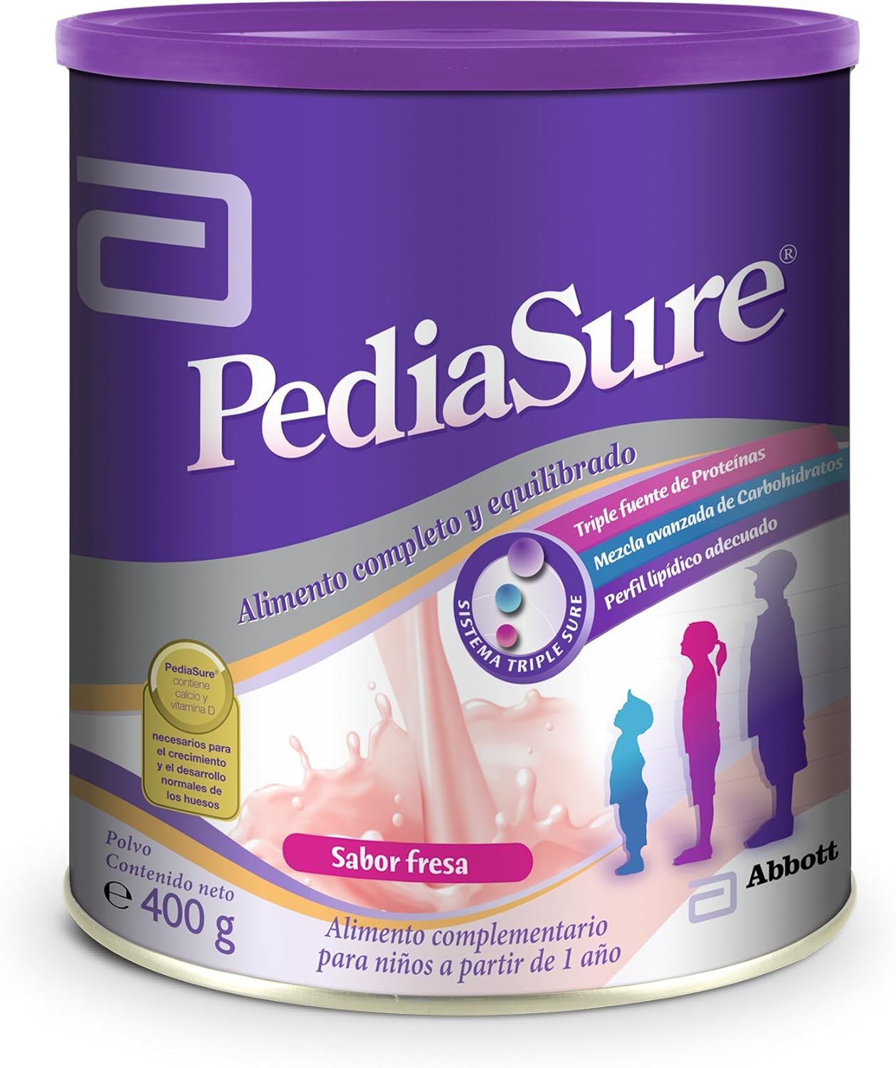 Abbott Pediasure Strawberry Powder 400 GR by Abbott : Amazon.ca: Health ...
