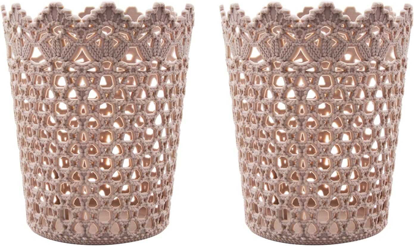 Amazon.com: AnRui Pencil Holder for Desk Cute Hollow Flowers Pencil Cup ...