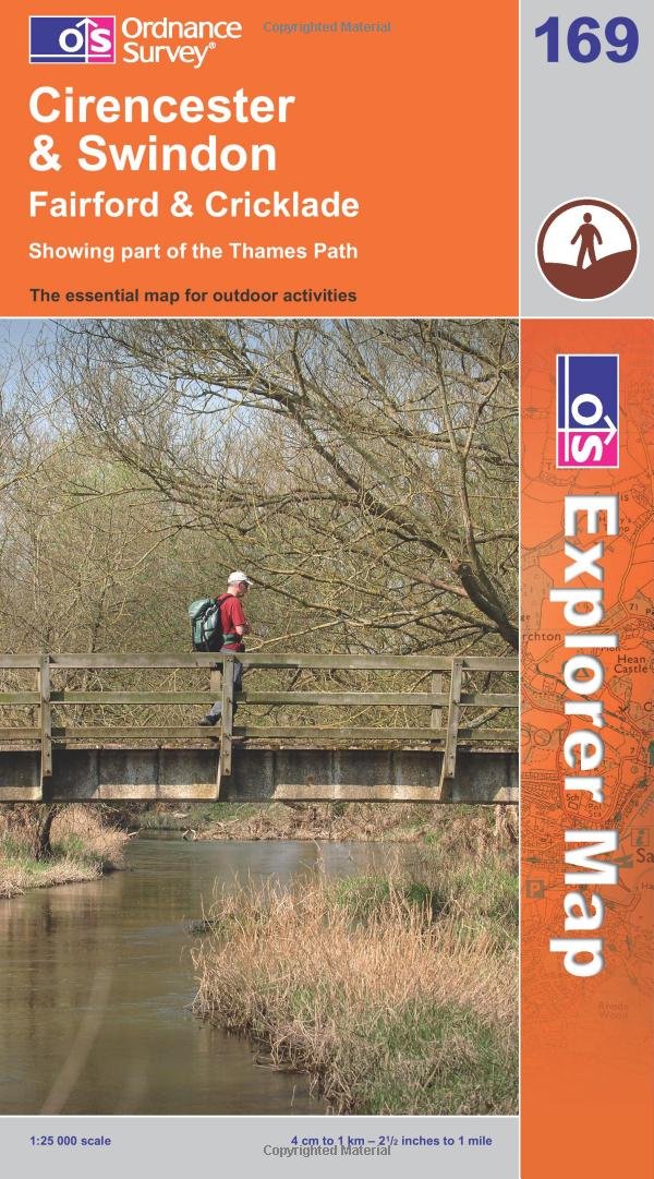 Exp 169 Cirencester Swindon Fairford & C (Explorer Maps): Ordnance ...