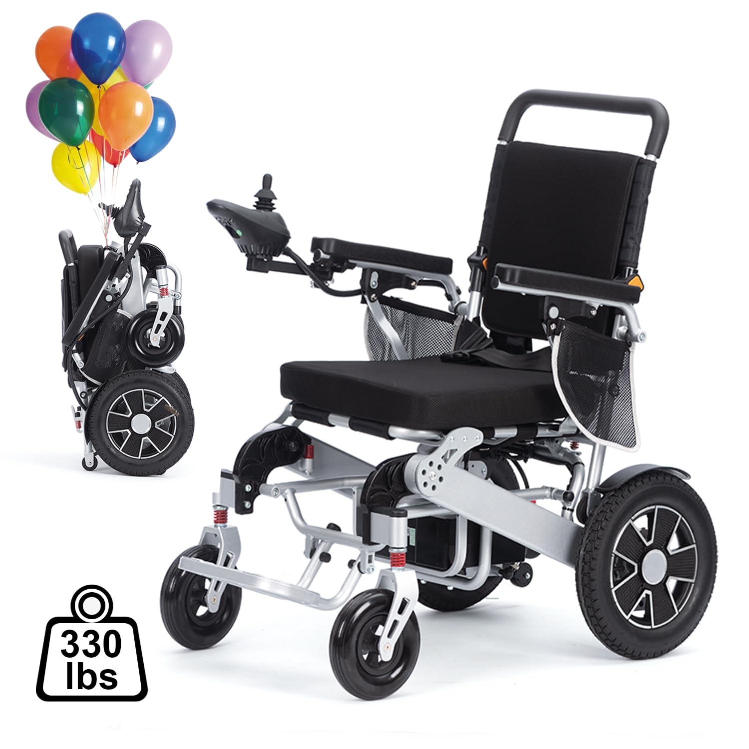 Buy Electric Wheelchair All Terrain Foldable Motorized for Adults ...