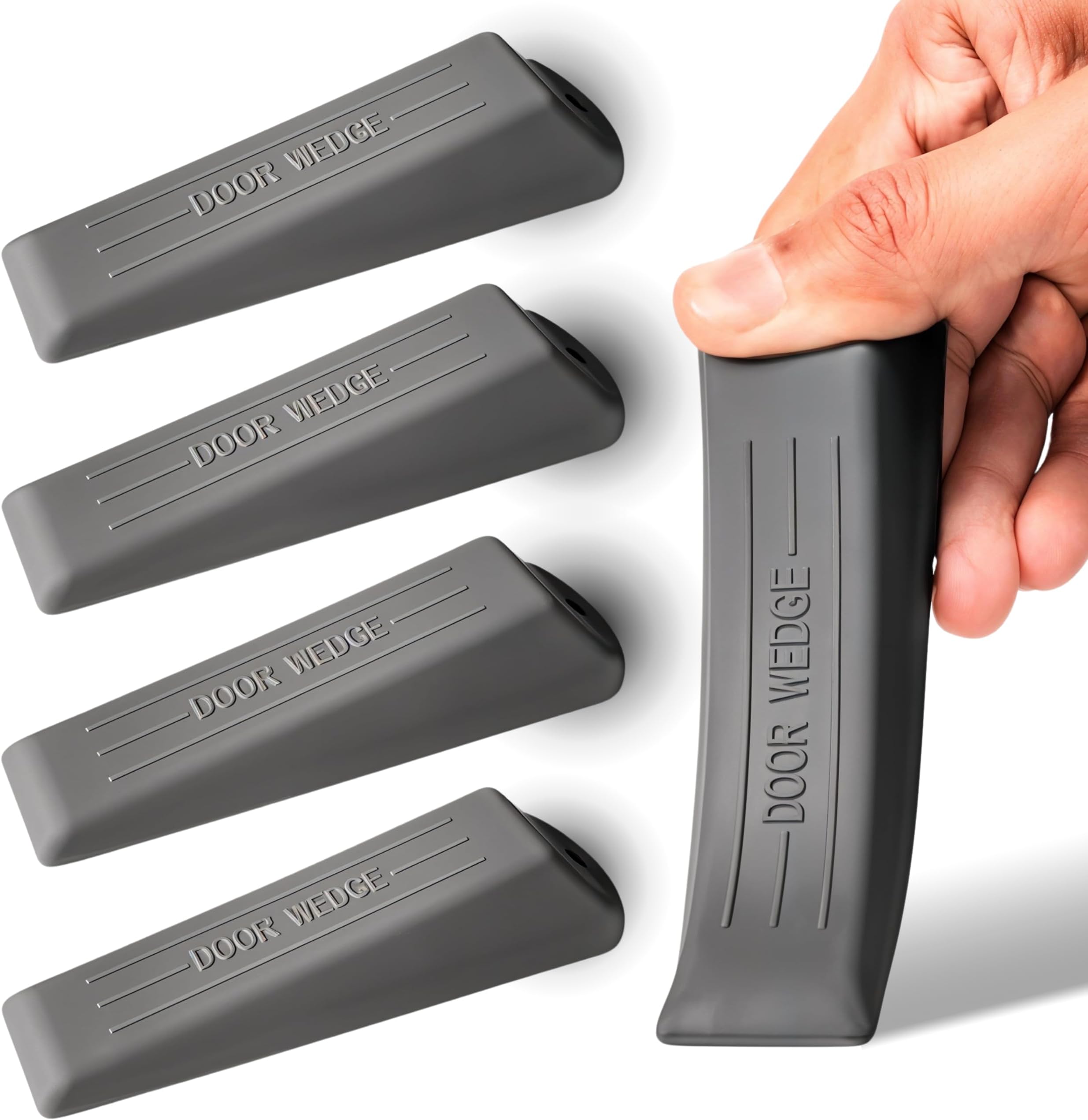 Amazon.com: Door Stoppers for Bottom of Door, Premium Rubber Door Stops ...