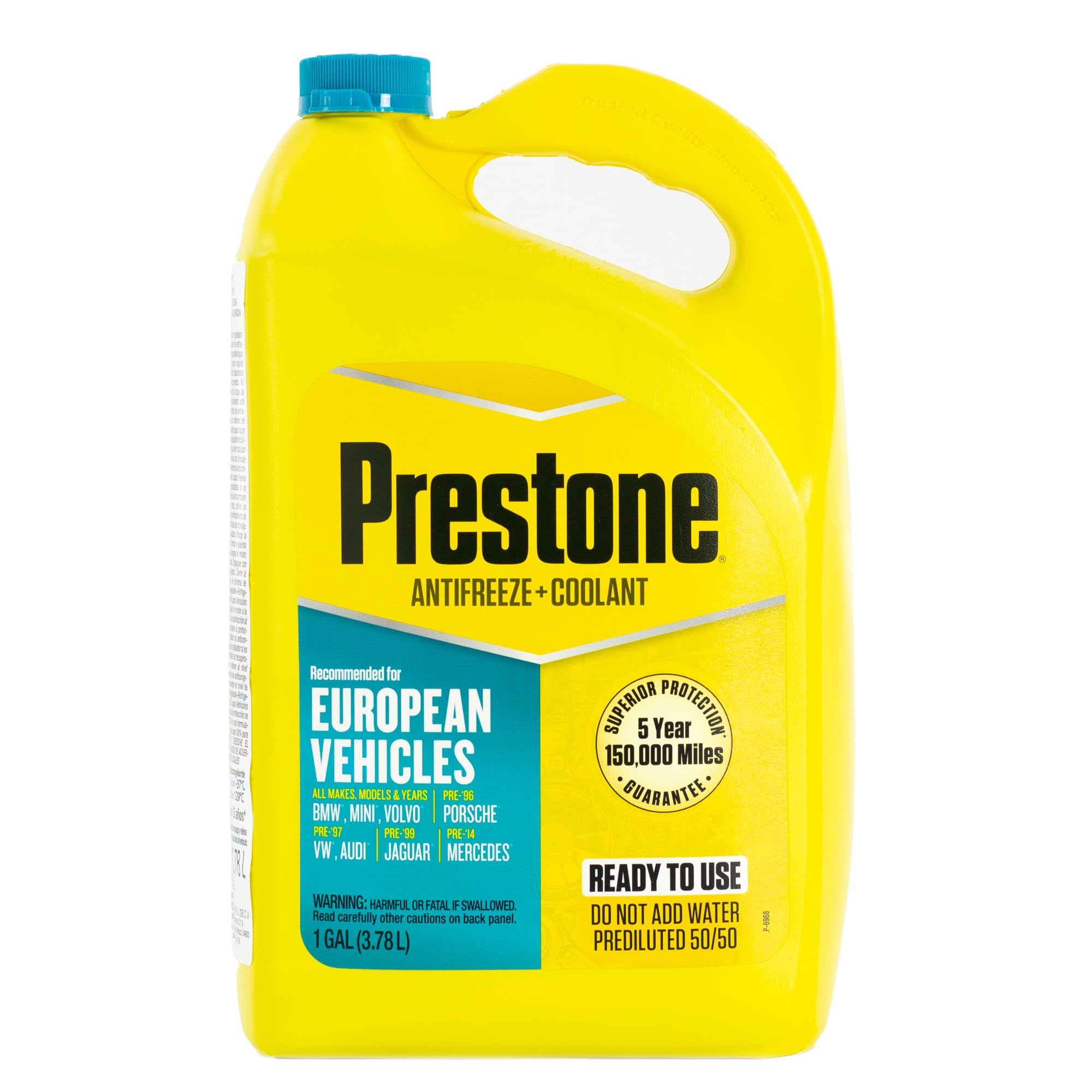 Prestone Anticongelante y Refrigerante Listo para Usar 50% Color Azul ...