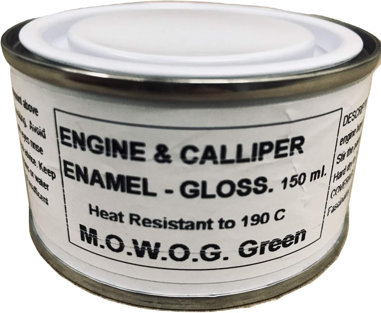 1 x 400ml Aerosol BMC & MOWOG Green Heat Resistant Gloss Engine Paint ...