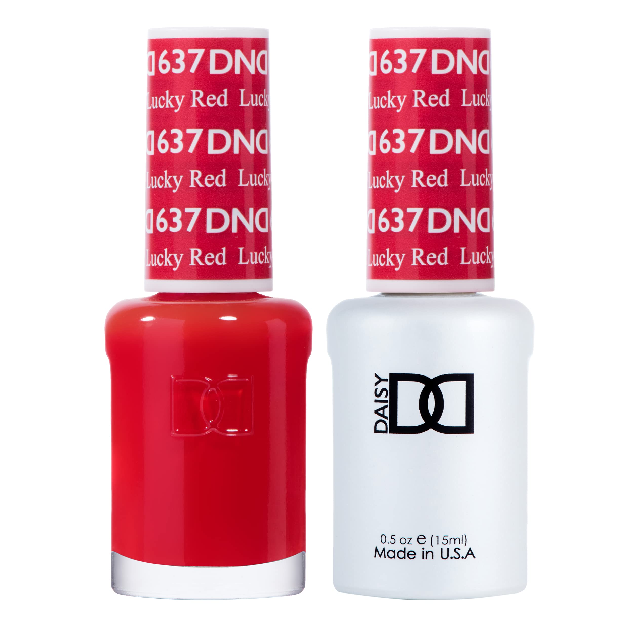 Amazon.com: DND Gel Polish Set - 1 each of Red Gel Polish and Red Nail ...