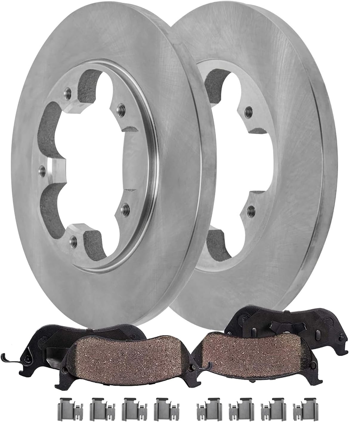 Amazon.com: Detroit Axle - Rear Brake Kit for Ford Transit-150 Transit-250, Transit-350 HD, Disc ...