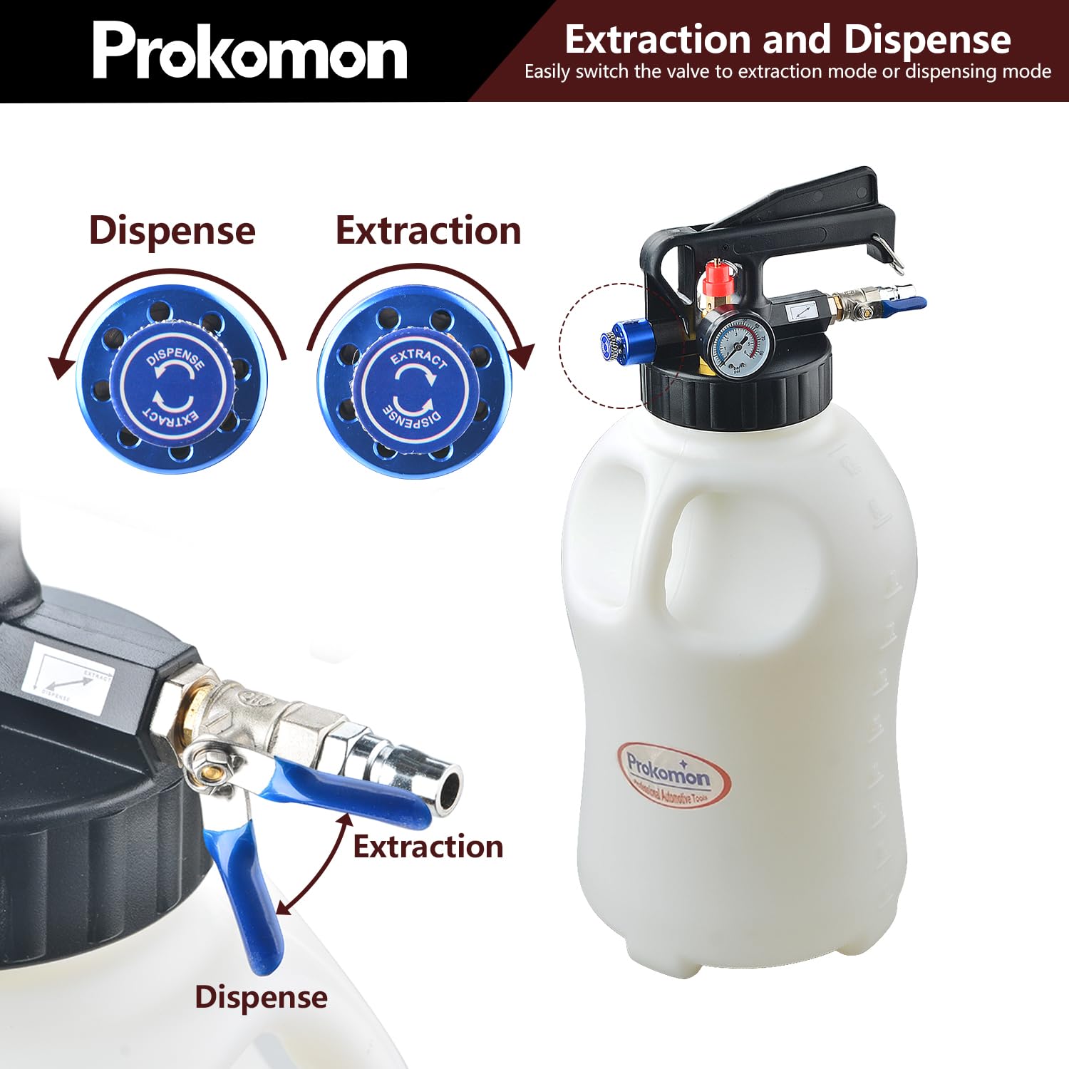 Snapklik.com : Prokomon 10L Pneumatic Gearbox Transmission Oil Filling ...