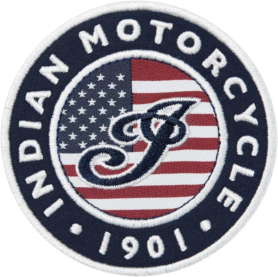 Amazon.com - Indian Motorcycle USA Flag Logo Patch - 2862949