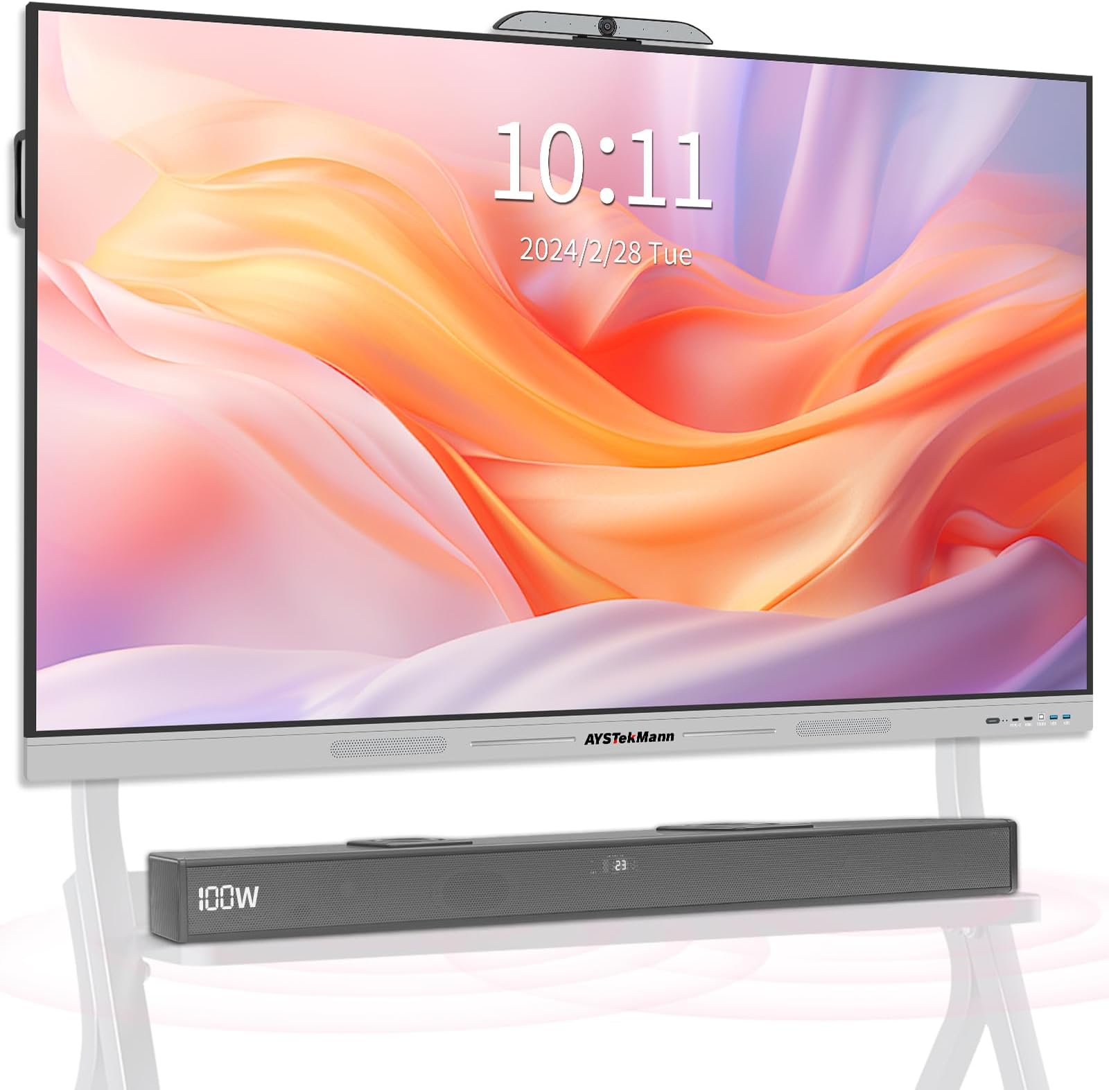 Amazon.com: AYSTekMann 55 Inch Smart Board, 4K UHD Interactive ...