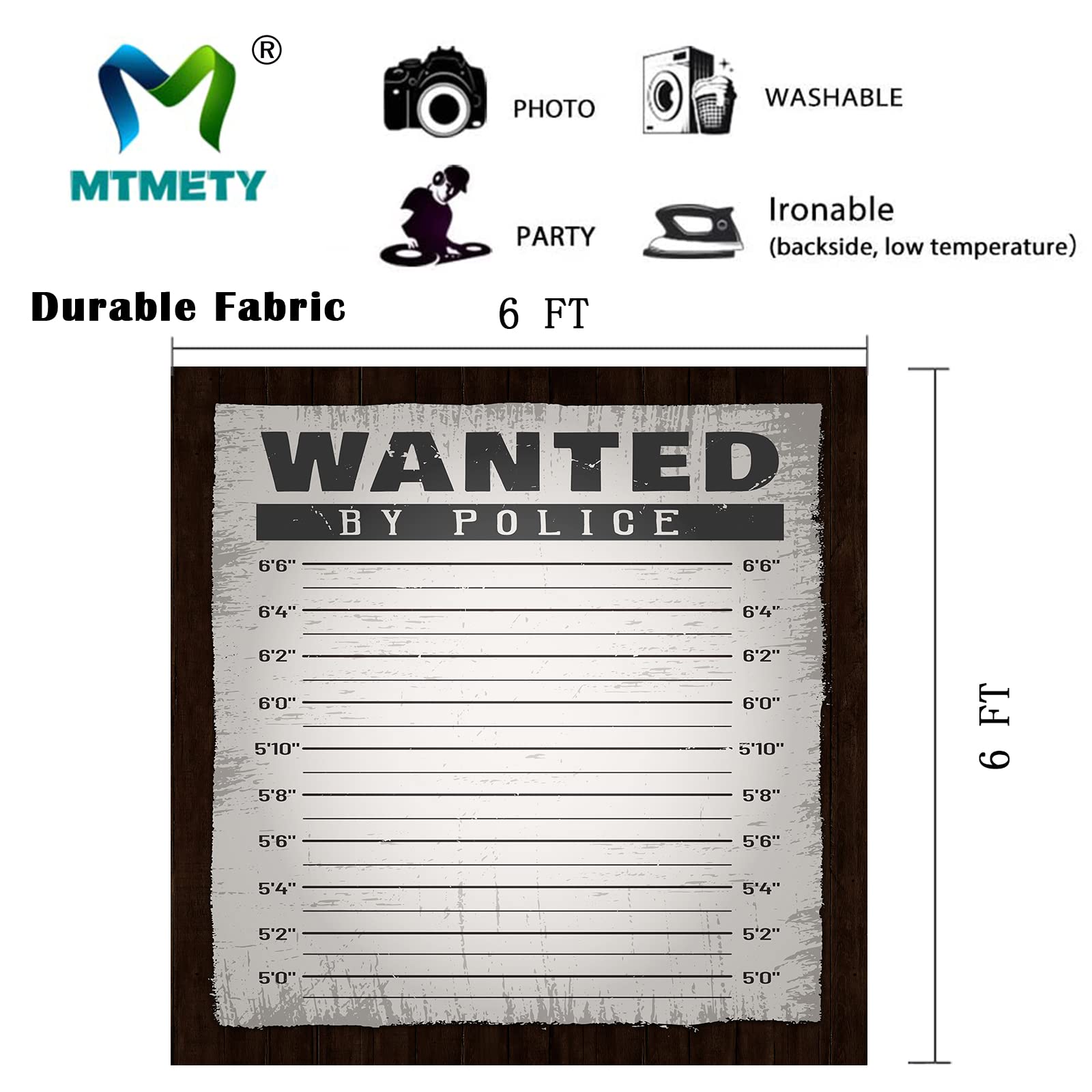 Mugshot Photo Background Mugshot Backdrop 5x7FT - Police Suspect Lineup ...