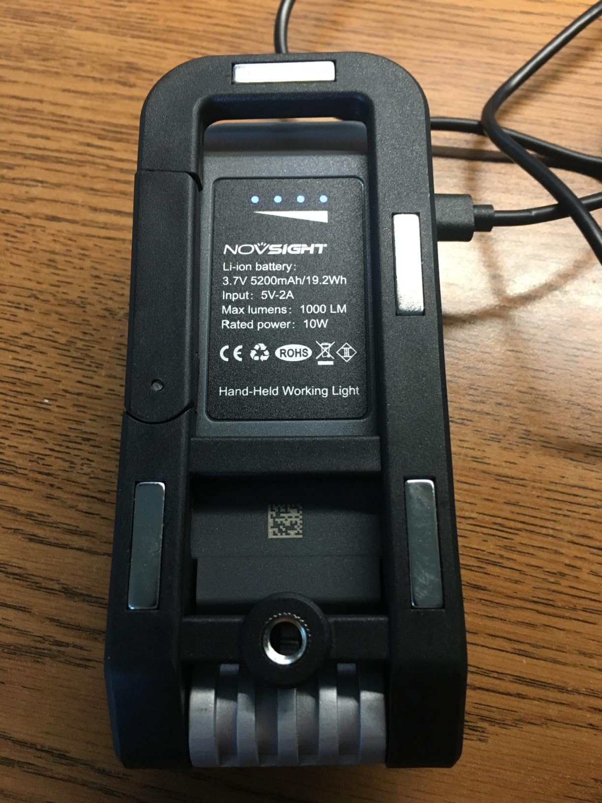 NOVSIGHT Rechargeable Magnetic Work Lights, 1000LM Portable Light with ...