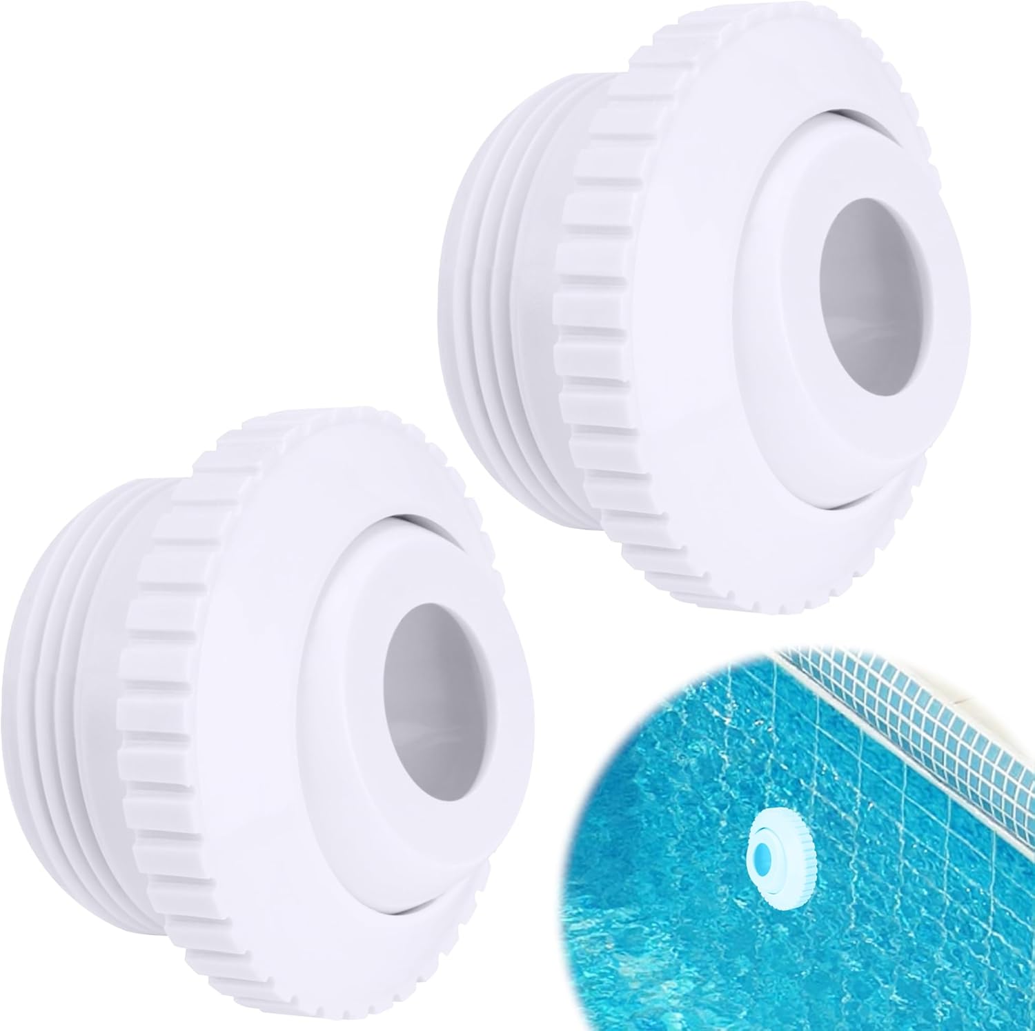 Amazon.com: Pool Jet Nozzles, 3/4" Directional Flow Eyeball Inlet Jet ...