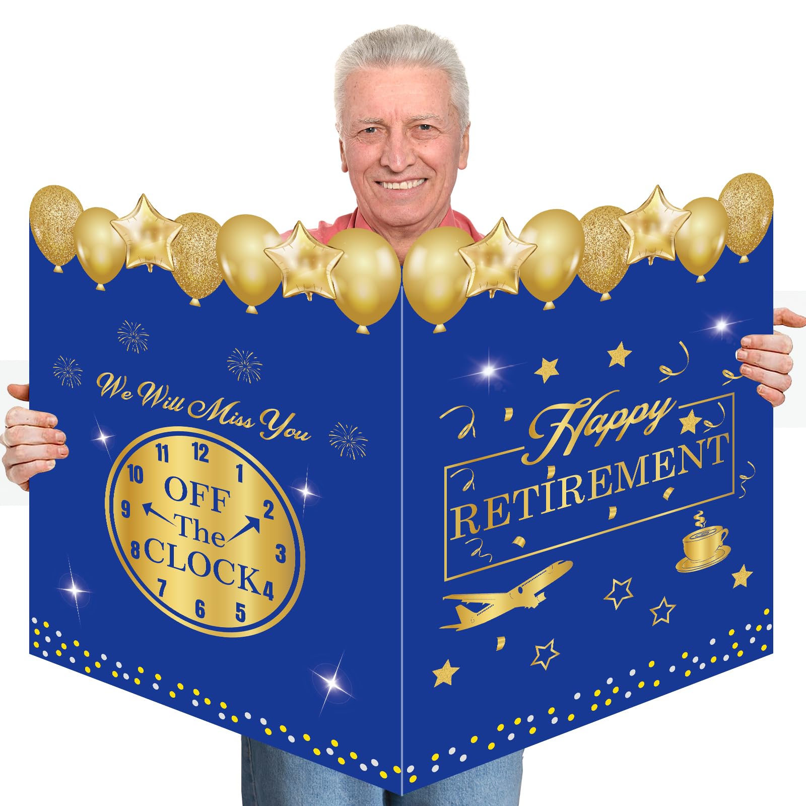 Amazon.com : Jumbo Retirement Party Decorations,Extra Large Retirement ...