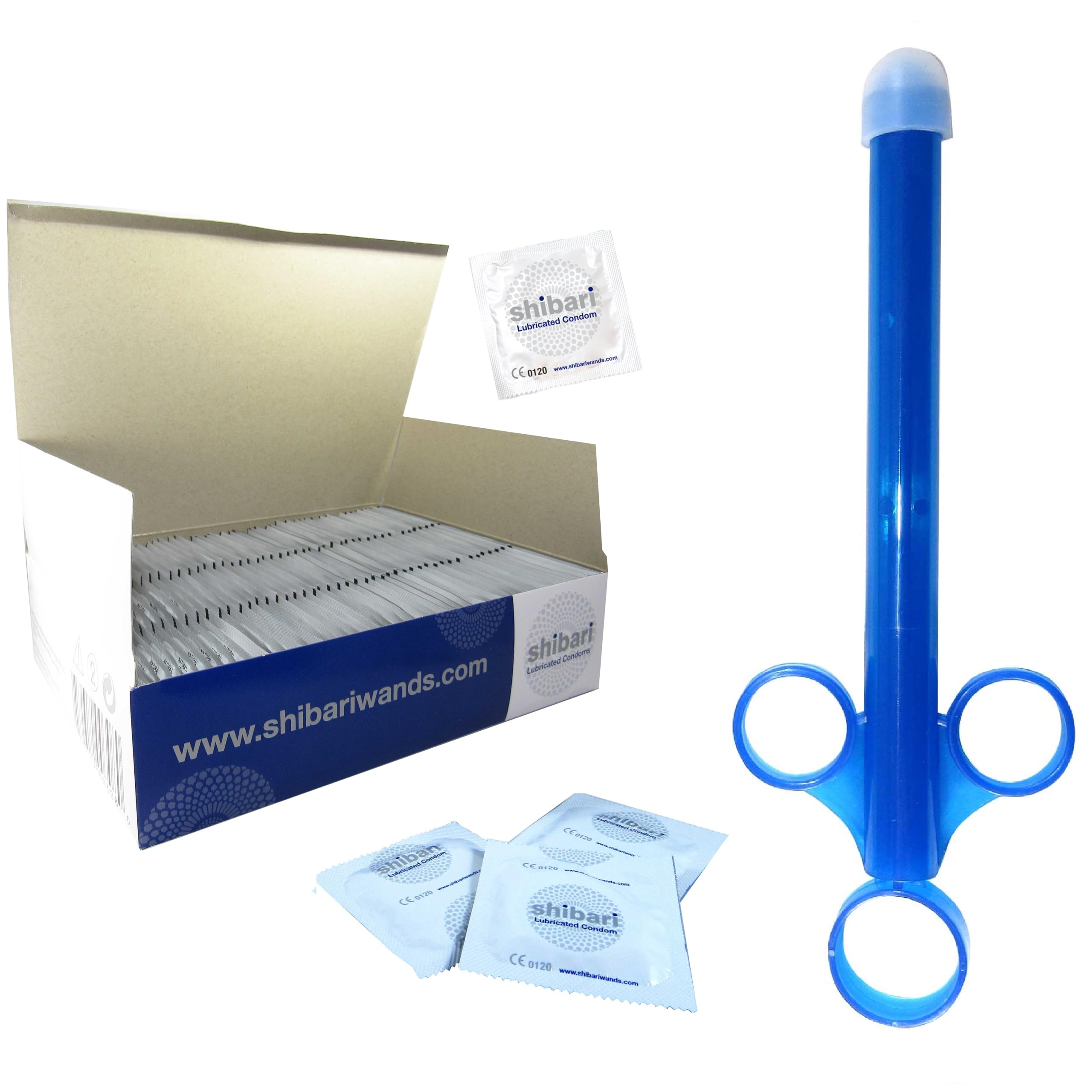 Amazon.com: Shibari Lube Launcher and Ultra Thin Male Condoms, 100 ...