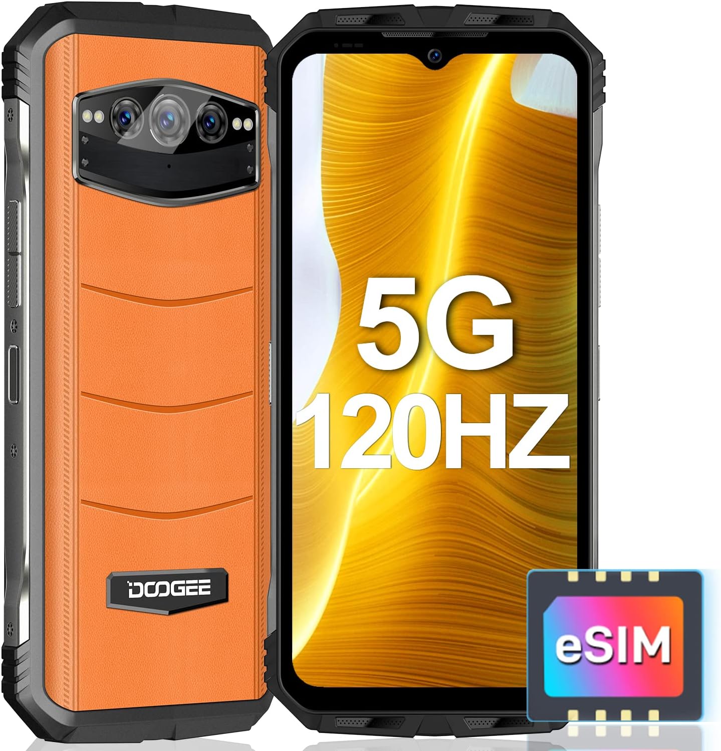 DOOGEE V30 (2023) Rugged Smartphone 5G, 15GB+256GB, 6.6'' FHD+ 120Hz ...