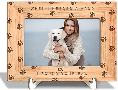 Amazon.com - FIXIXI Cute Black White Animal Paw Print Picture Frame ...