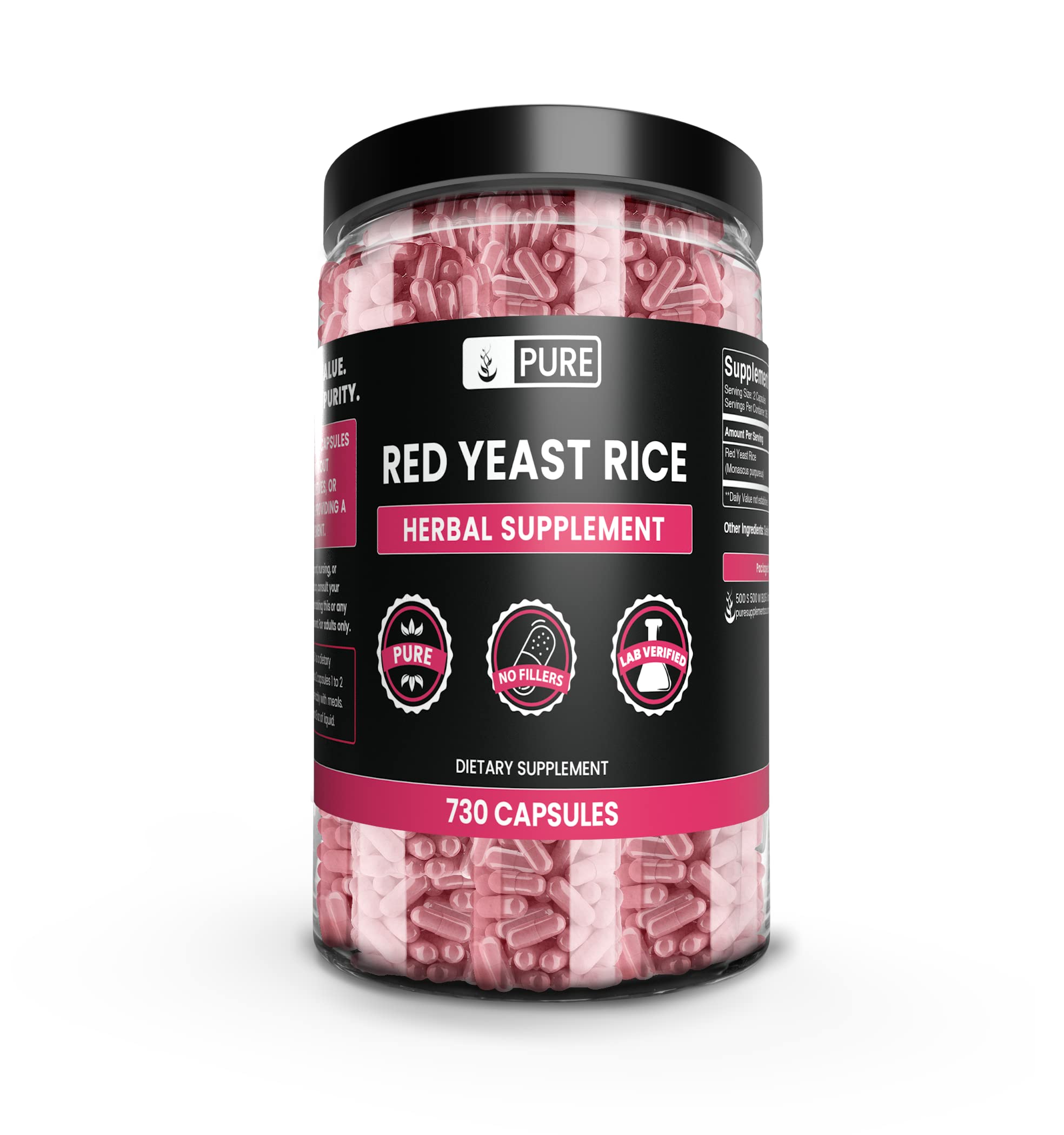 Amazon.com: Pure Original Ingredients Red Yeast Rice No Magnesium Or ...