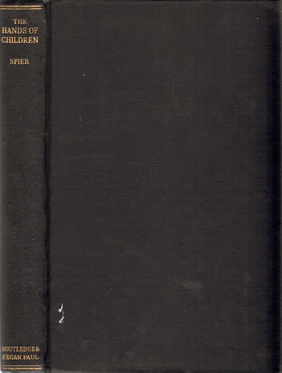 THE HANDS OF CHILDREN An Introduction to Psycho-Chirology: Spier ...