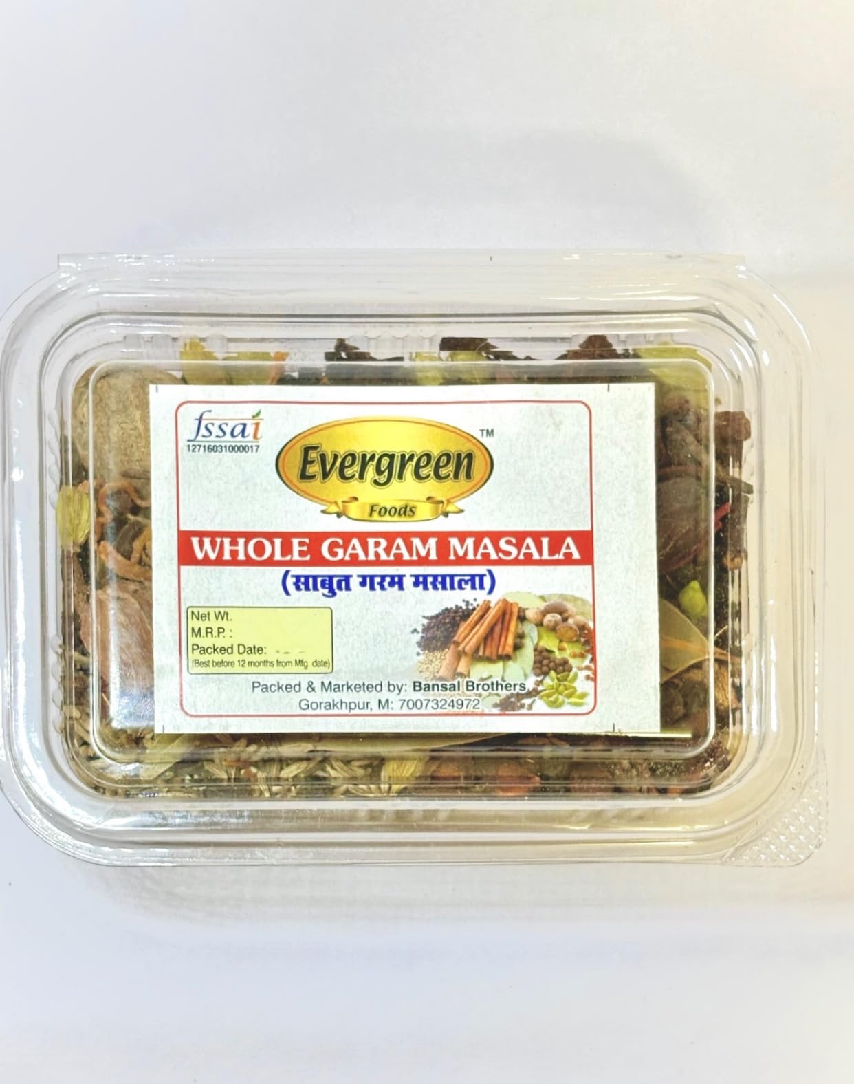 Buy Evergreen Foods Garam Masala | Whole Garam Masala | Sabut Spices, 100 Gm Online at desertcartUAE