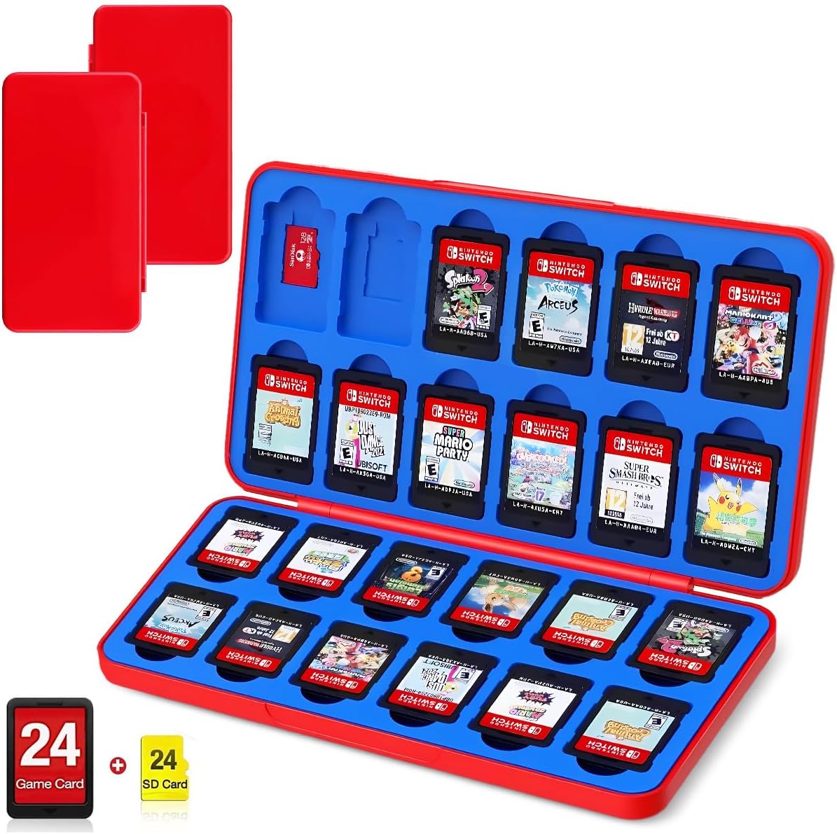 T Tersely 24-Slot Switch Game Case for Nintendo Switch 2/1/Lite/OLED ...