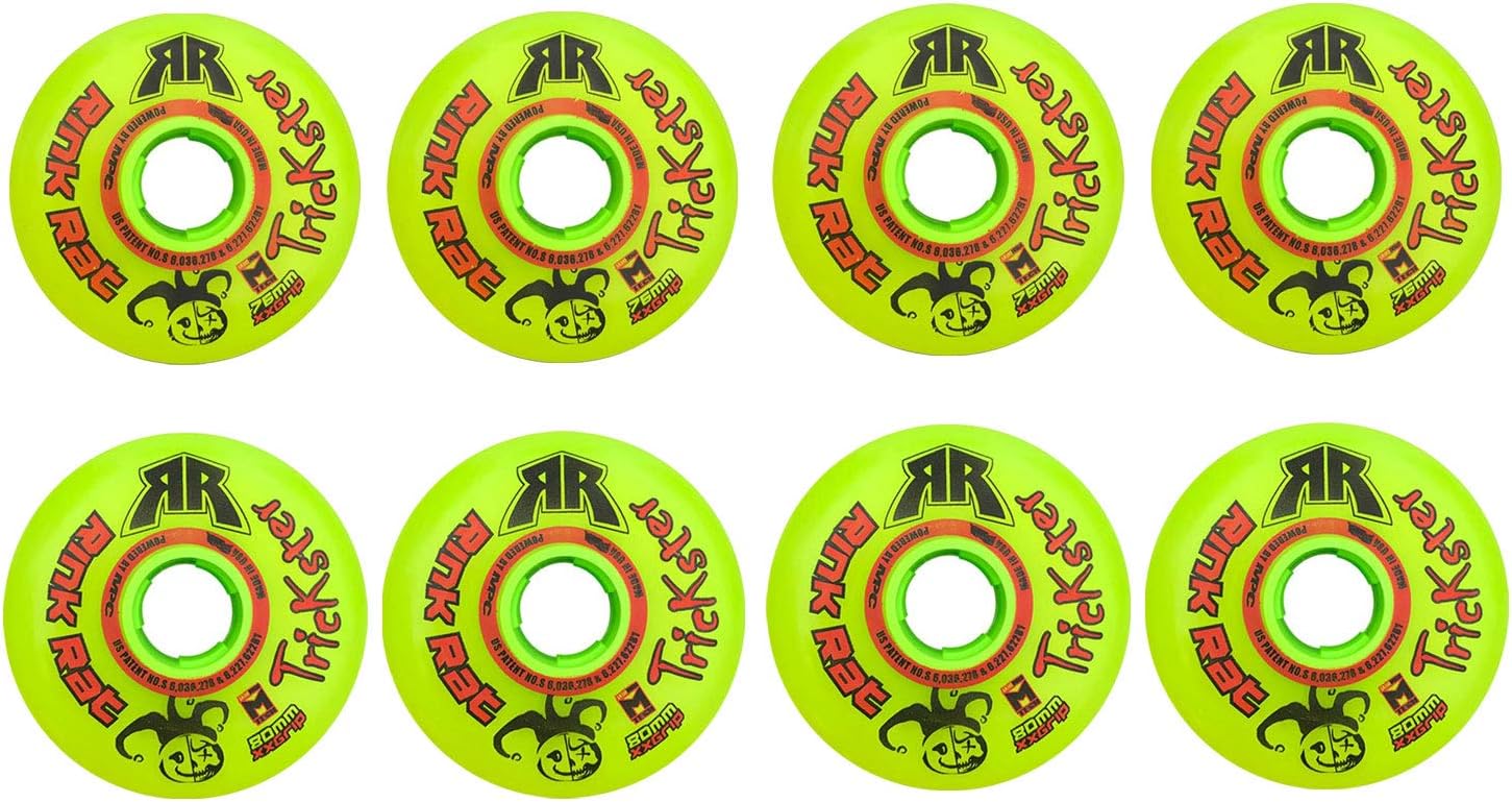 Amazon.com: Rink Rat Wheels 80mm / 76mm Hilo 79A Trickster XX Inline ...