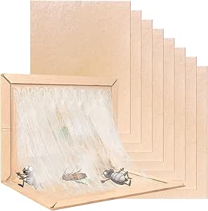 Pest Sticky Pads Trap, 8 Pack Multi-Use Glue Traps/Pest Sticky Board ...