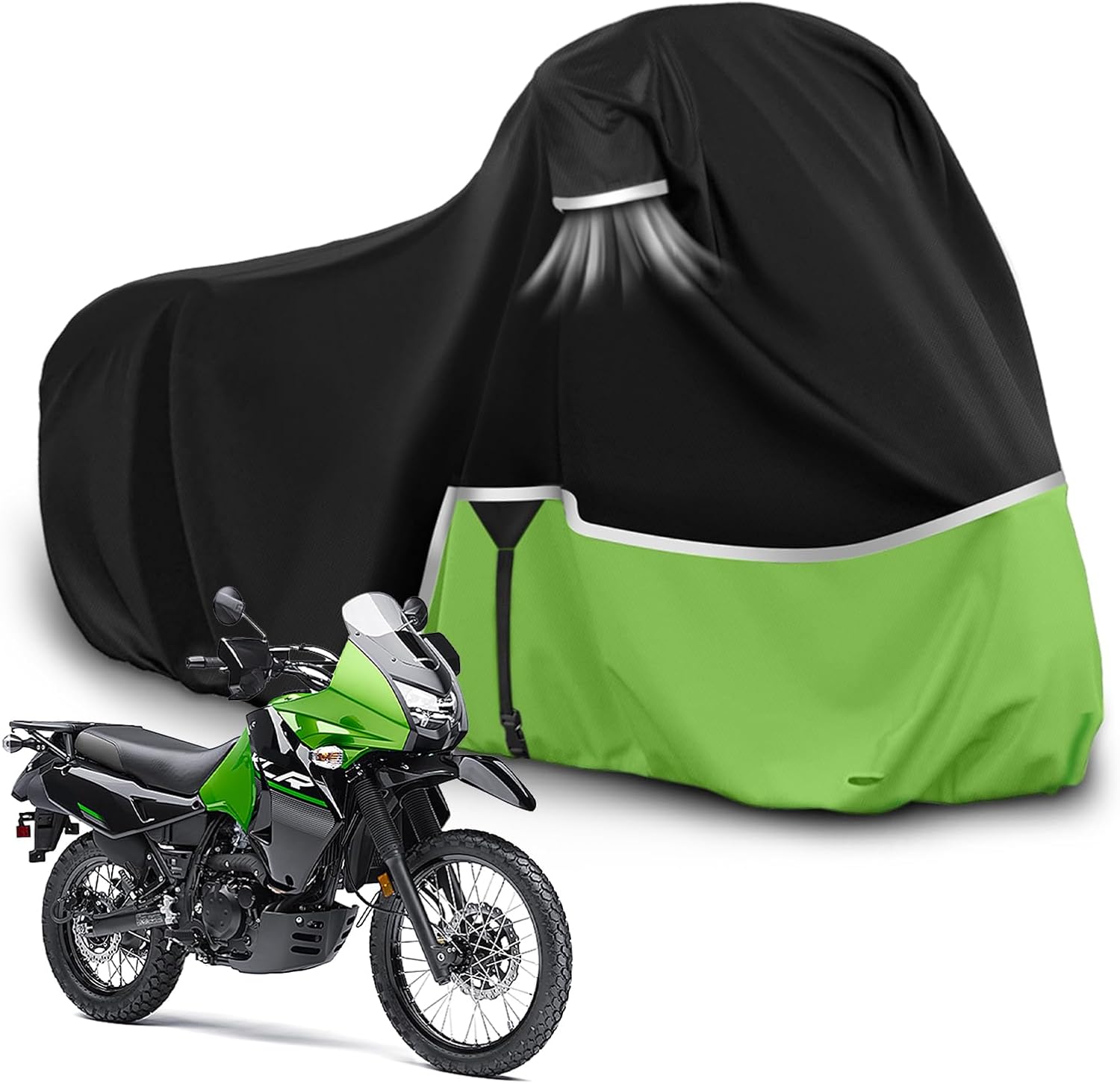 Amazon.com: Waterproof Motorcycle Cover Replace for Kawasaki KLR 650 ...