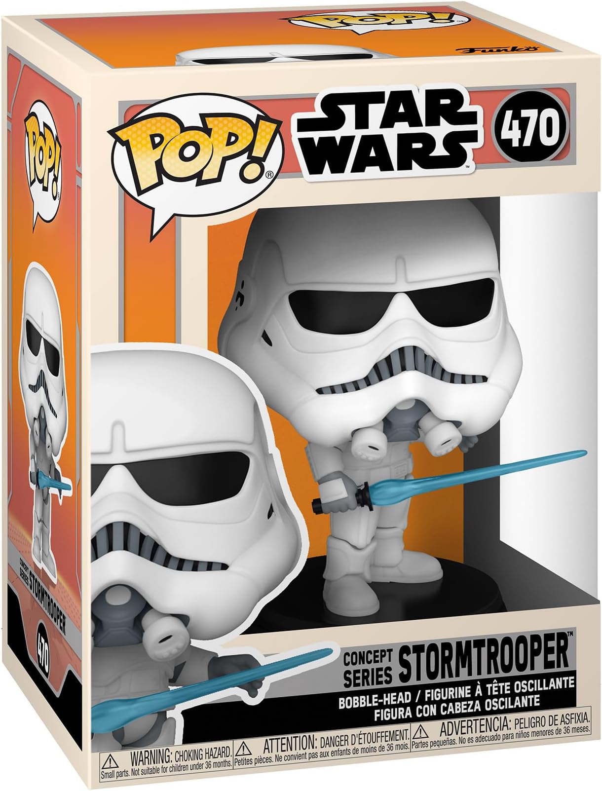 Amazon.com: POP Star Wars: Concept Series - Stormtrooper, Multicolor ...