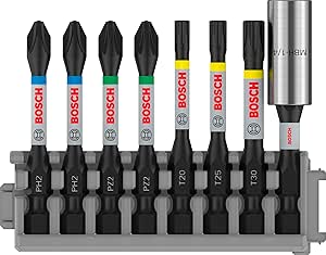 Bosch Professional Accessories aksesuar 2608522326 8 parça Tornavida ...
