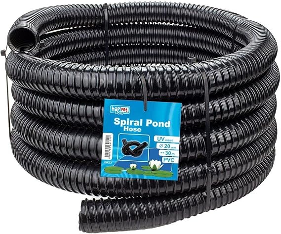Black Corrugated Flexible Pond Hose Fish Garden Filter Pump Marine ...