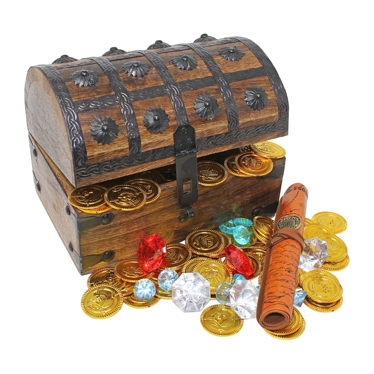 Buy Nautical Cove Wooden Pirates Treasure Chest Box Pirate Treasure And Buy Nautical Cove Wooden Pirates Treasure Chest Box Pirate Treasure And