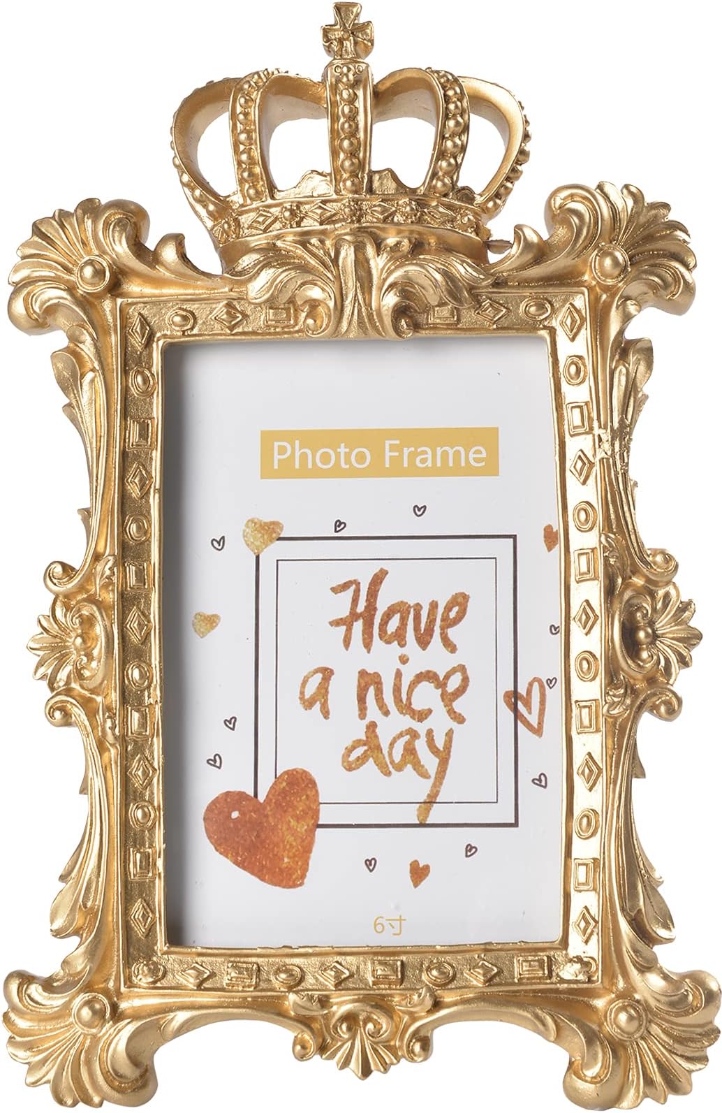 Amazon.com: FASHIONCRAFT Picture Frame, Table Number Magnificent Gold ...