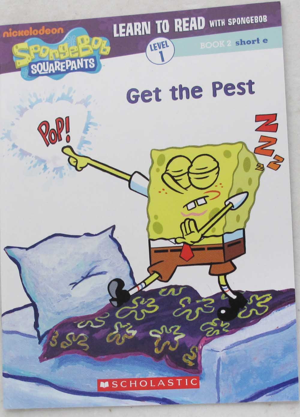 Get the Pest (Learn to Read with Spongebob, Book 2 Short e): QUINLAN B ...
