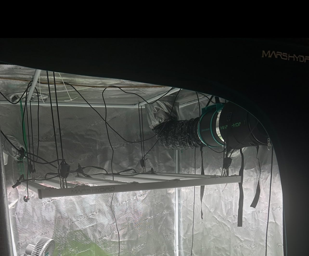 MARS HYDRO iFresh 6 Inch 402 CFM Smart Inline Duct Fan, with Variable ...