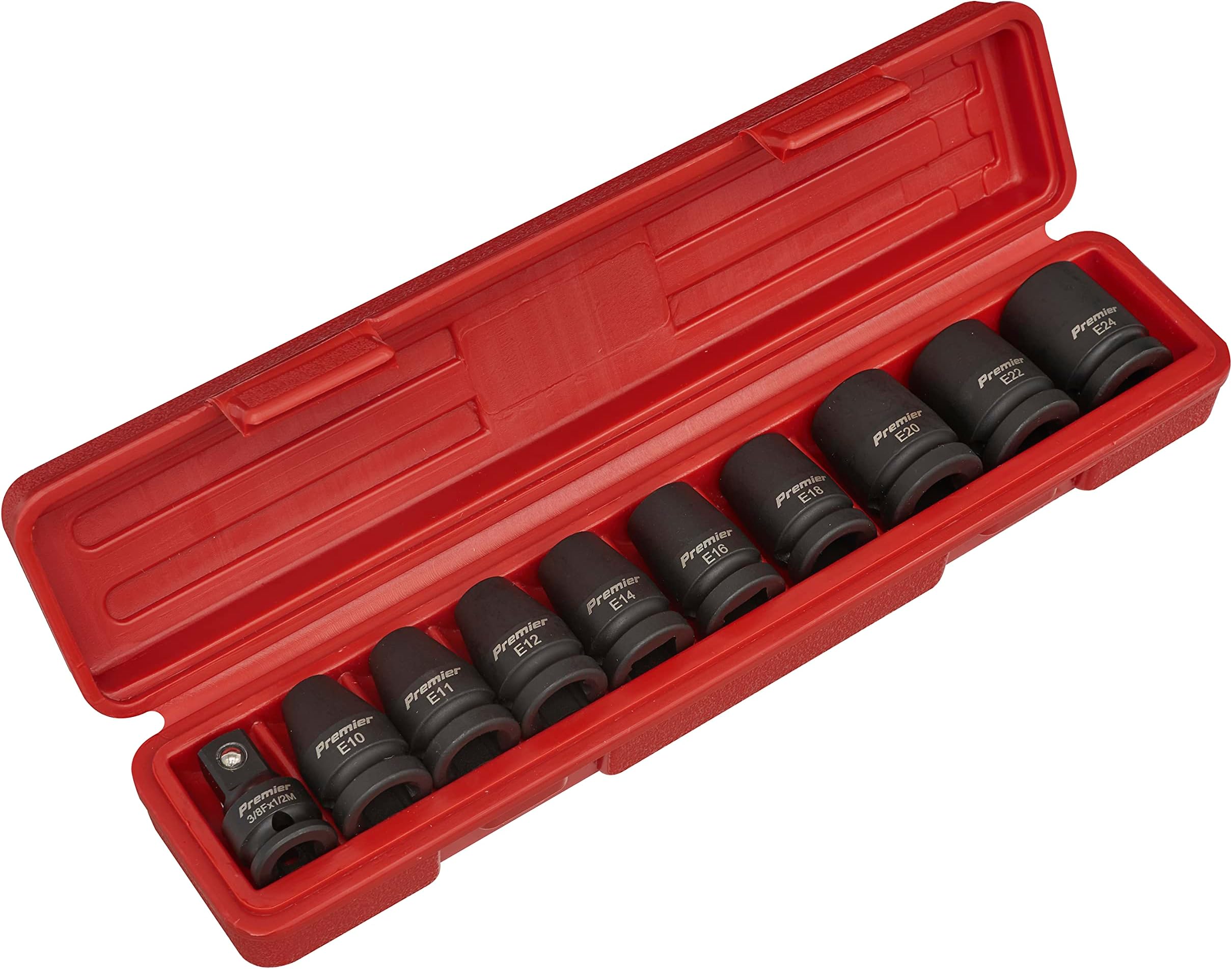 US PRO 1357 Tools 17pc E Torx Impact Set E5/e24 Female Star Torque ...