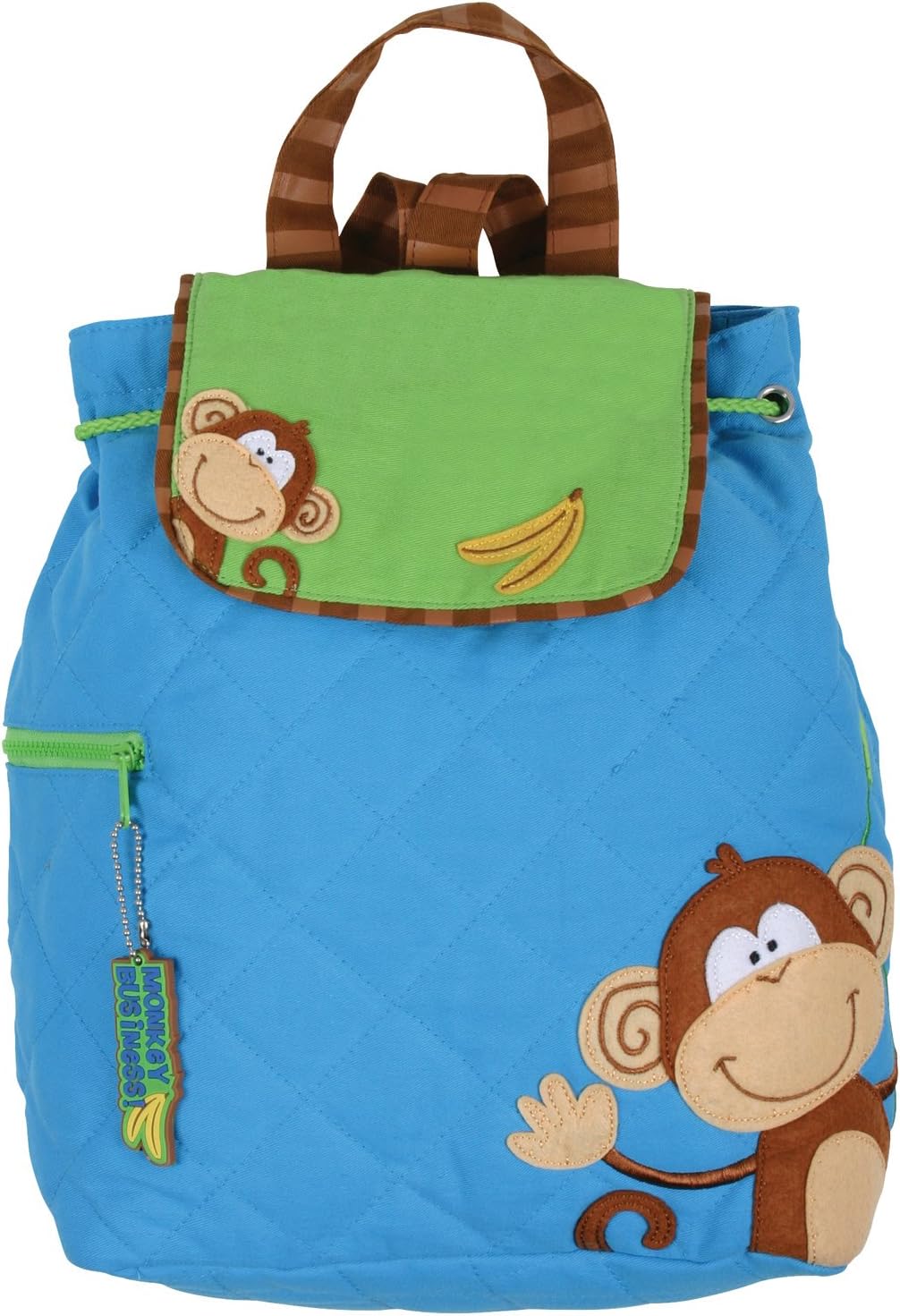 Amazon.com: Stephen Joseph Quilted Backpack Monkey: Childrens School ...