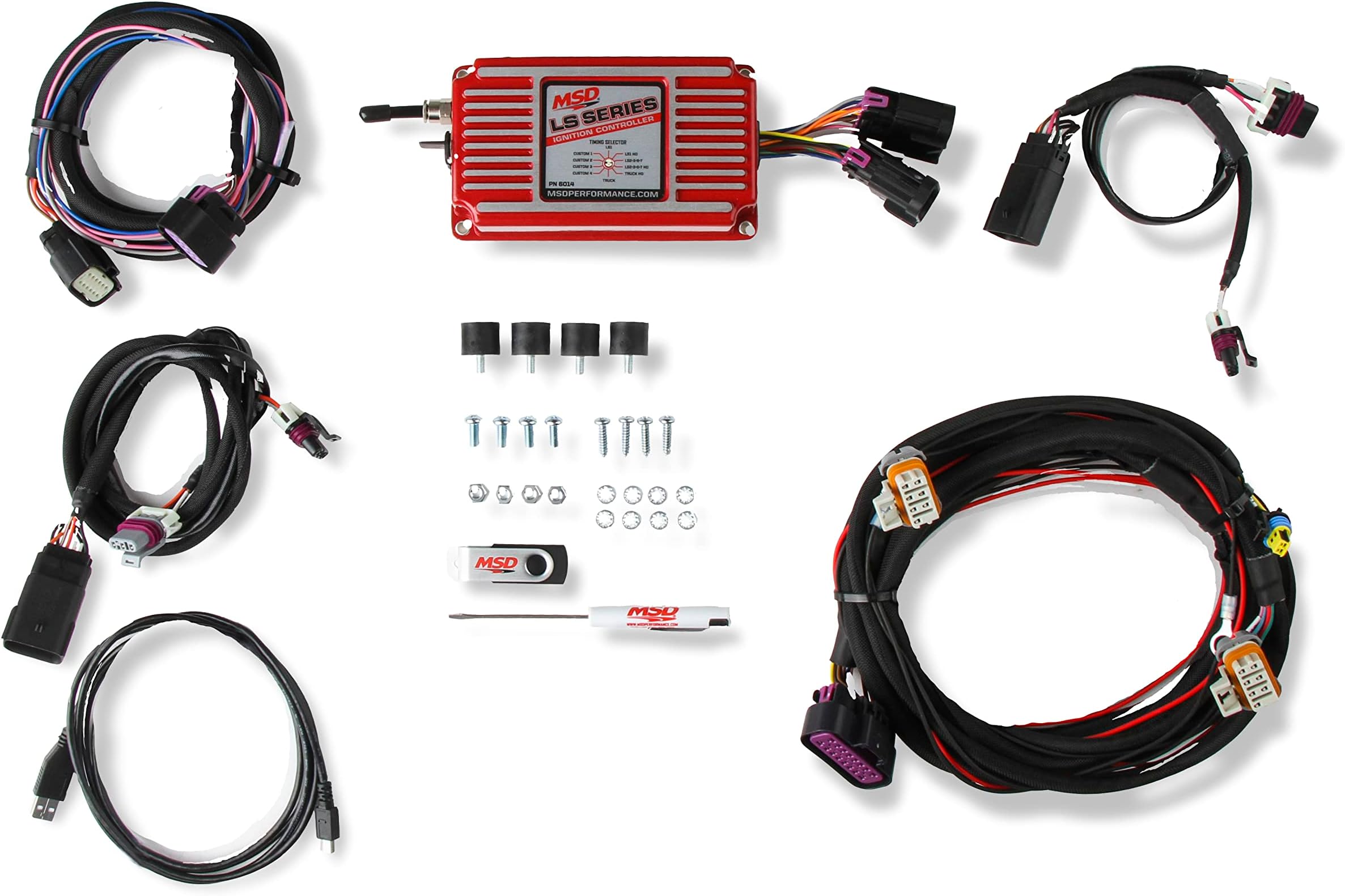 Amazon.com: MSD 60143 Ignition control, timing/rev LS, Black : Automotive