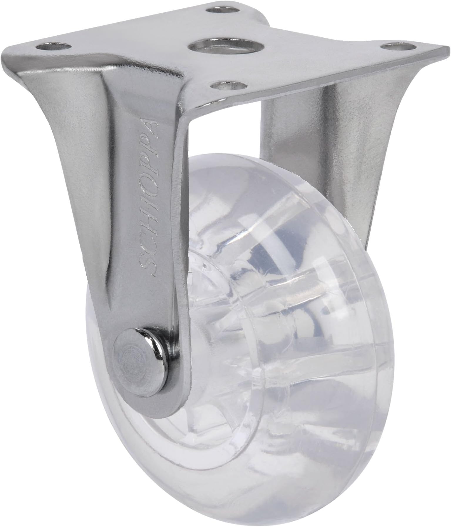 Amazon.com: Titan 2" Thermoplastic Rubber (TPR) Rigid Plate Caster ...