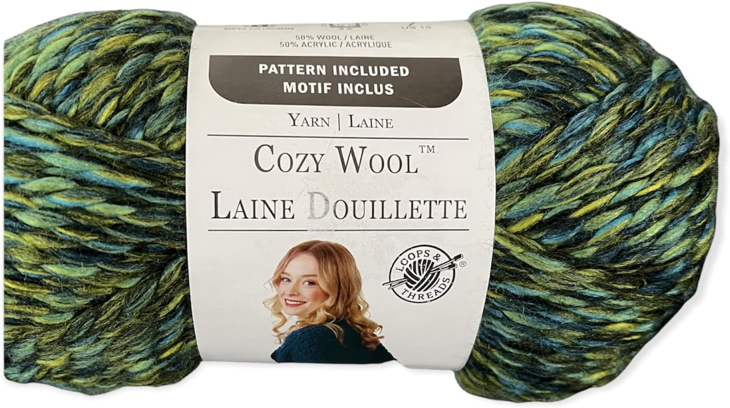 Amazon.com: Cozy Wool Yarn, Earth, 4.5 oz by Loops & Threads