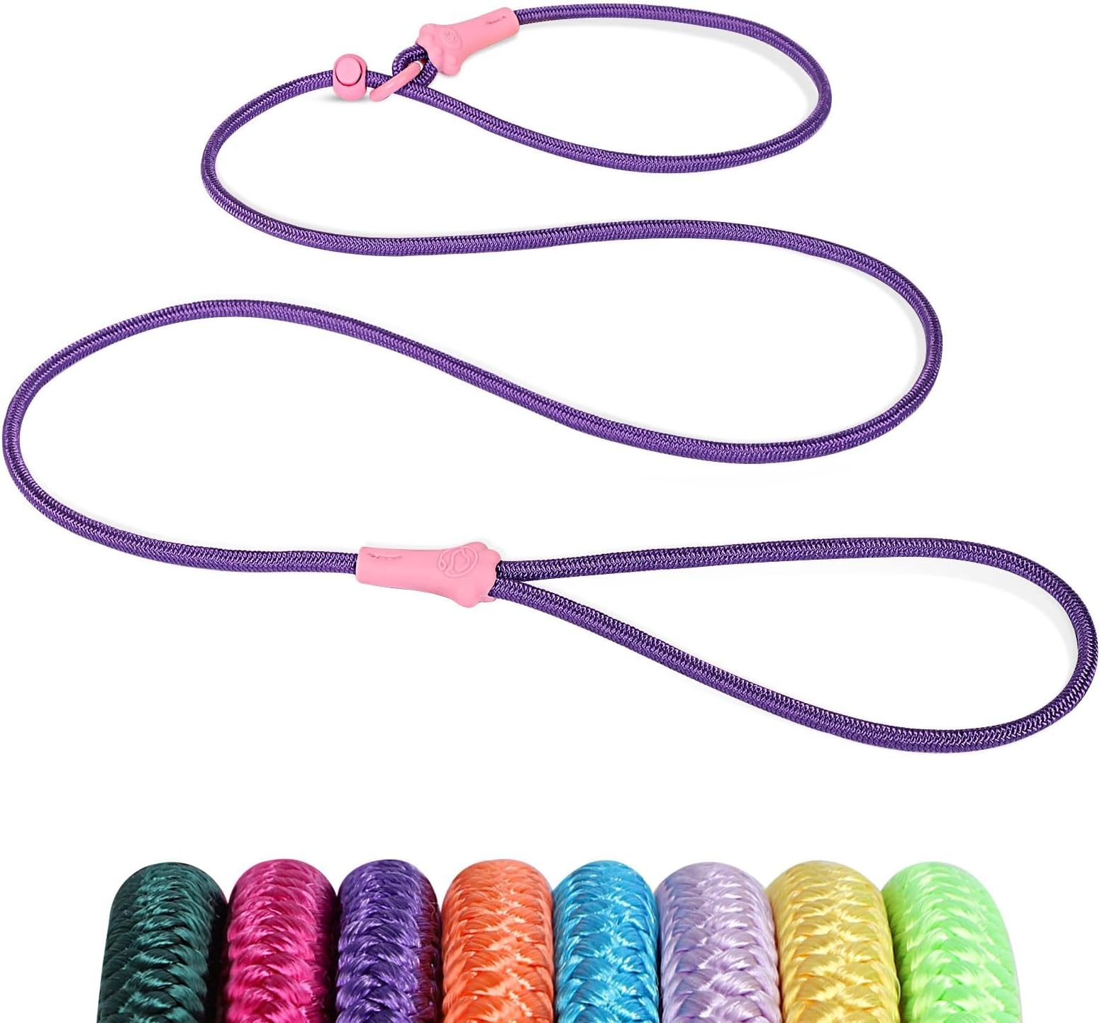 Amazon.com : Cobee Small Dog Rope Leash - Slip Control, 5 FT x 1/3" No ...