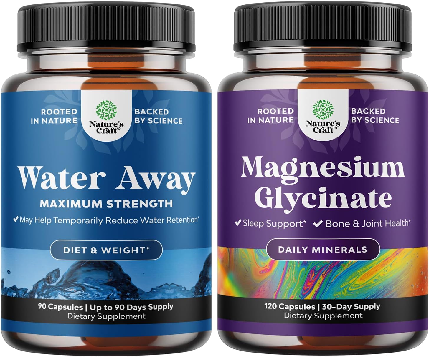Amazon.com: Bundle of Water Away Pills Maximum Strength - Herbal ...