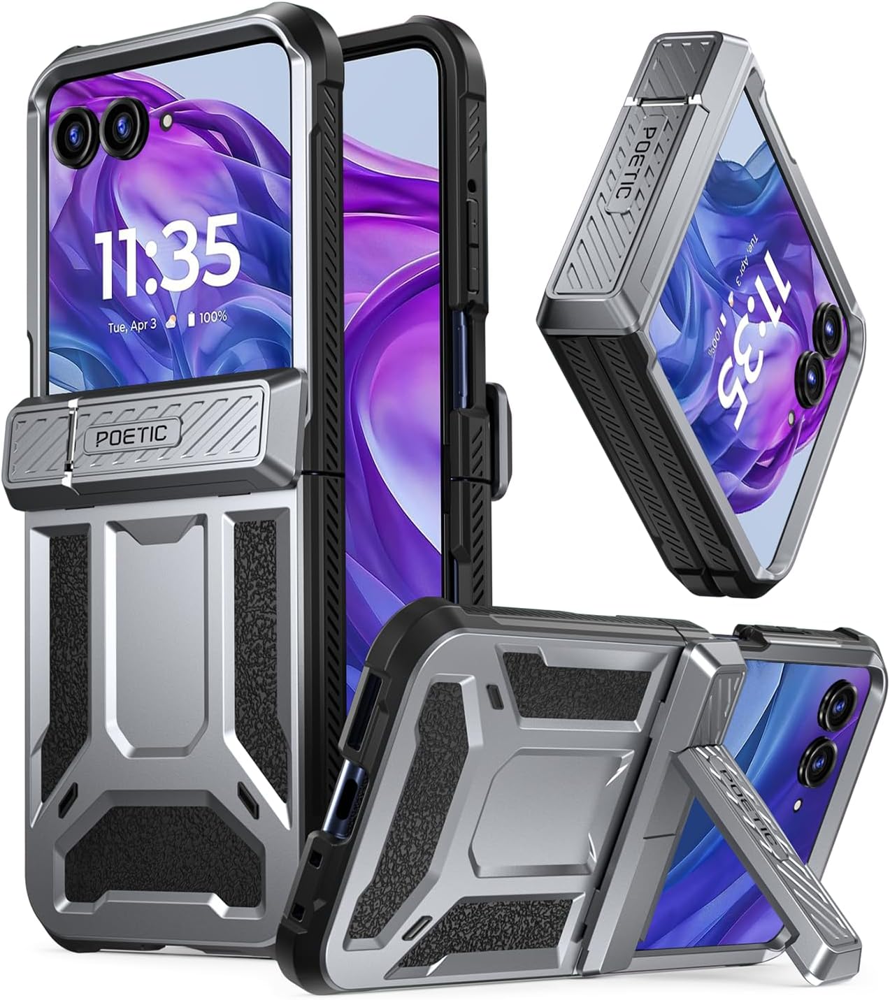 Poetic Spartan Case for Motorola Moto Razr + Plus 2024/Moto Razr+ Plus ...