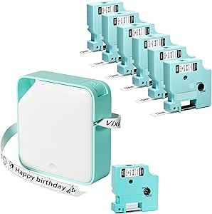 Amazon.com : Vixic D1600 Bluetooth Label Maker Machine with Tape Bundle ...