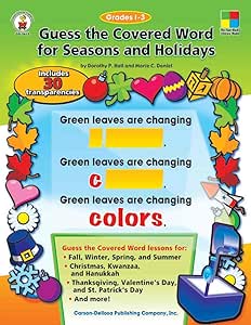 Amazon.com: Guess the Covered Word for Seasons and Holidays : Office ...
