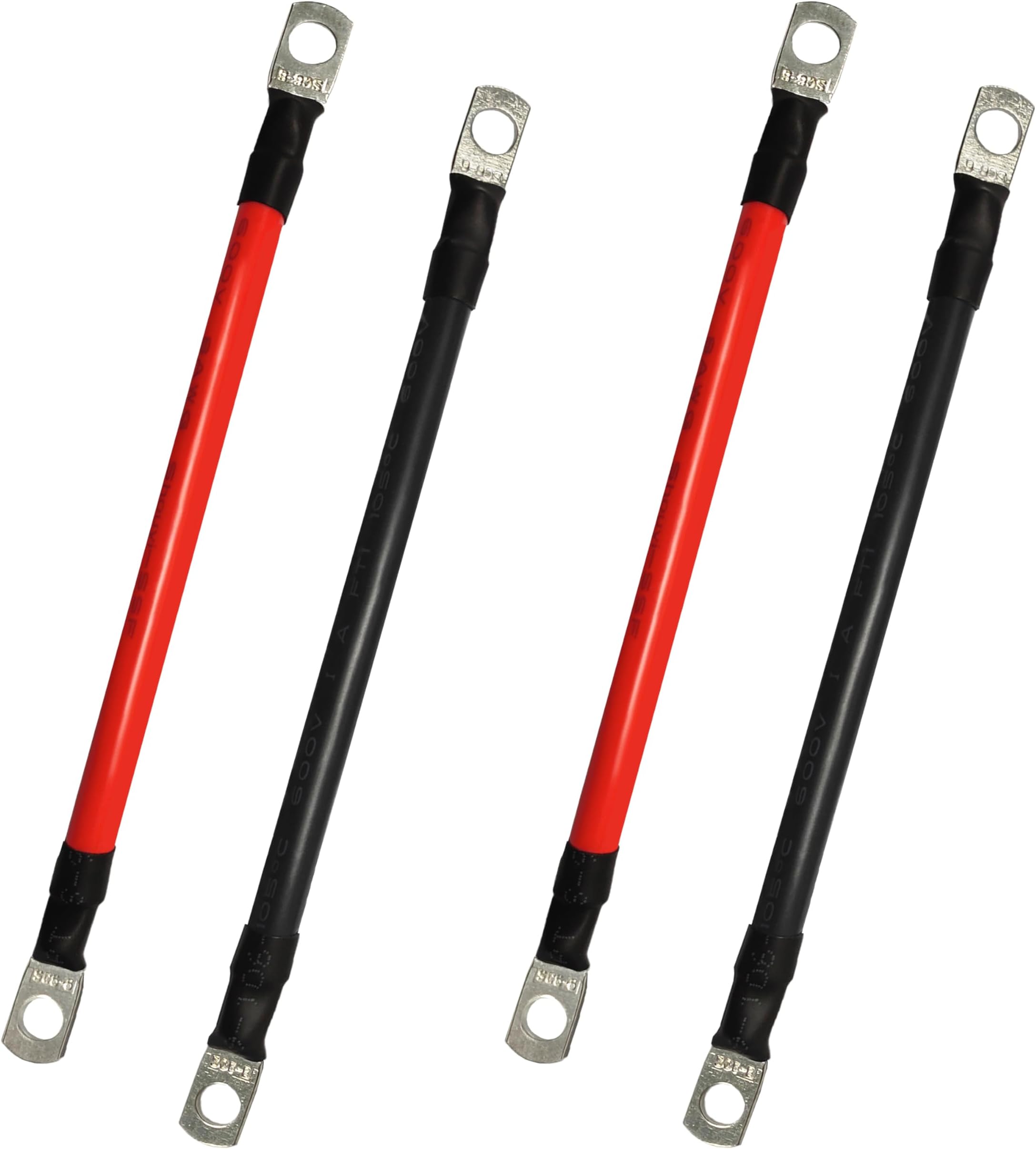 Amazon.com: Linkstyle 6 AWG Battery Cables, 6pcs 30CM/12inch Battery ...