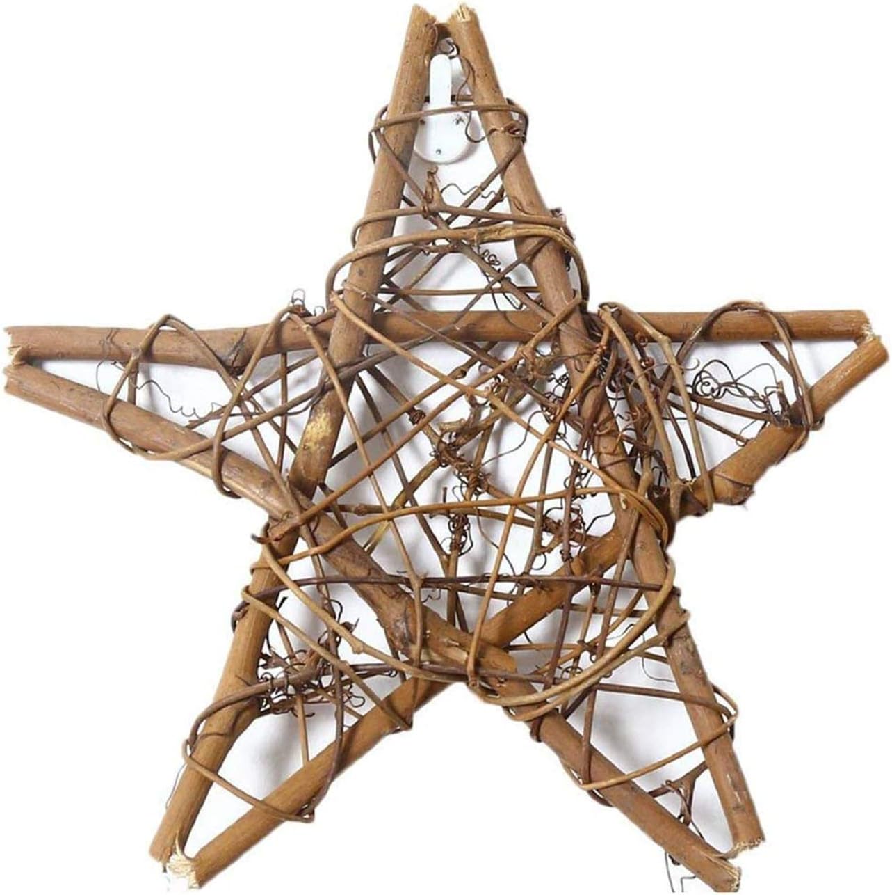 Amazon.com: Natural Brown Vine Stars Wicker Rattan Star for Home Garden ...