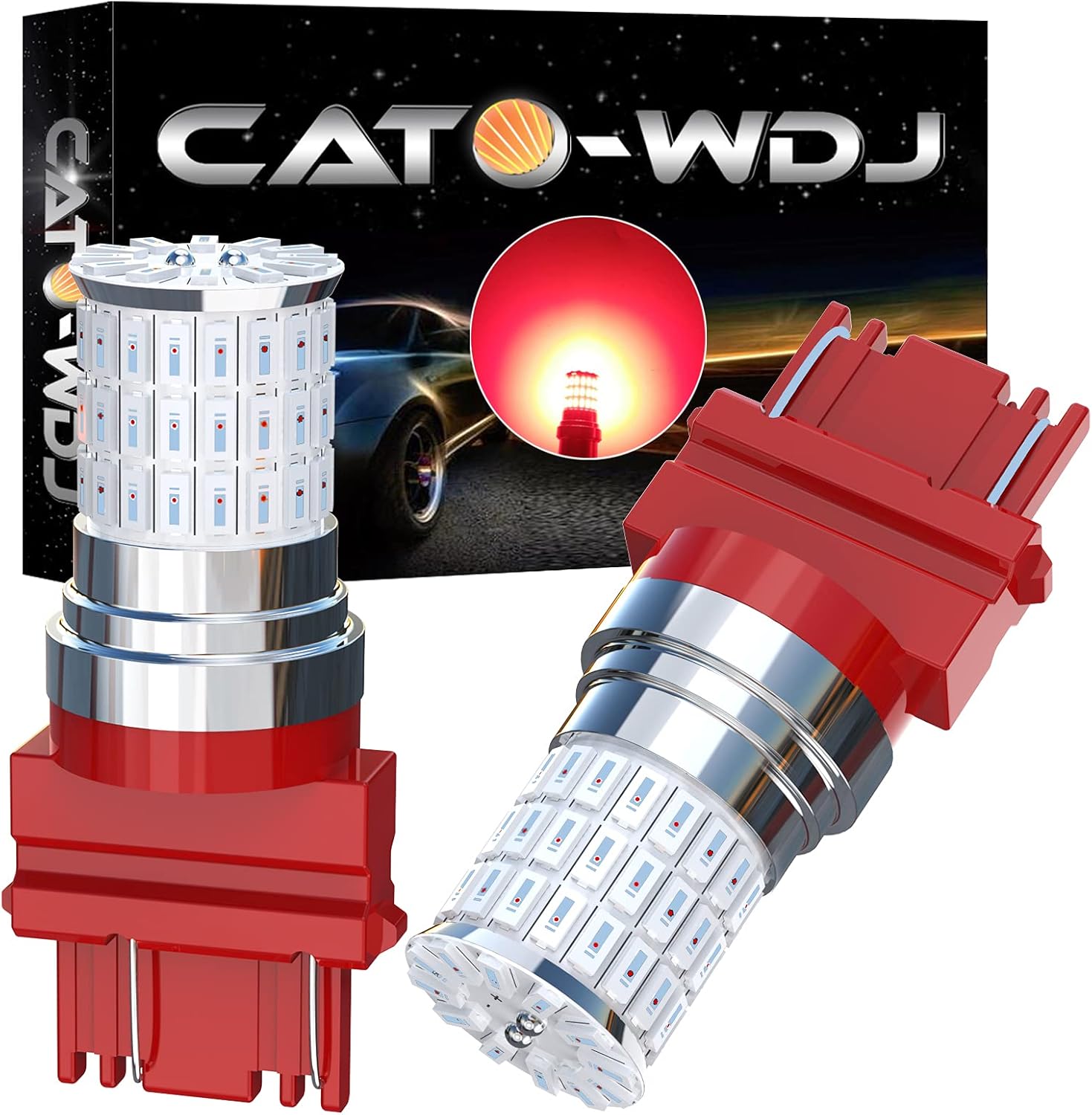 Amazon.com: CATO-WDJ 3157 Led Bulb Brake Light, 12V-24V Led 3156 3057 ...