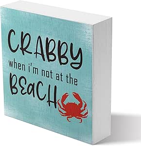 Amazon.com: Jumkook Summer Signs Crabby When I'm not at the Beach ...