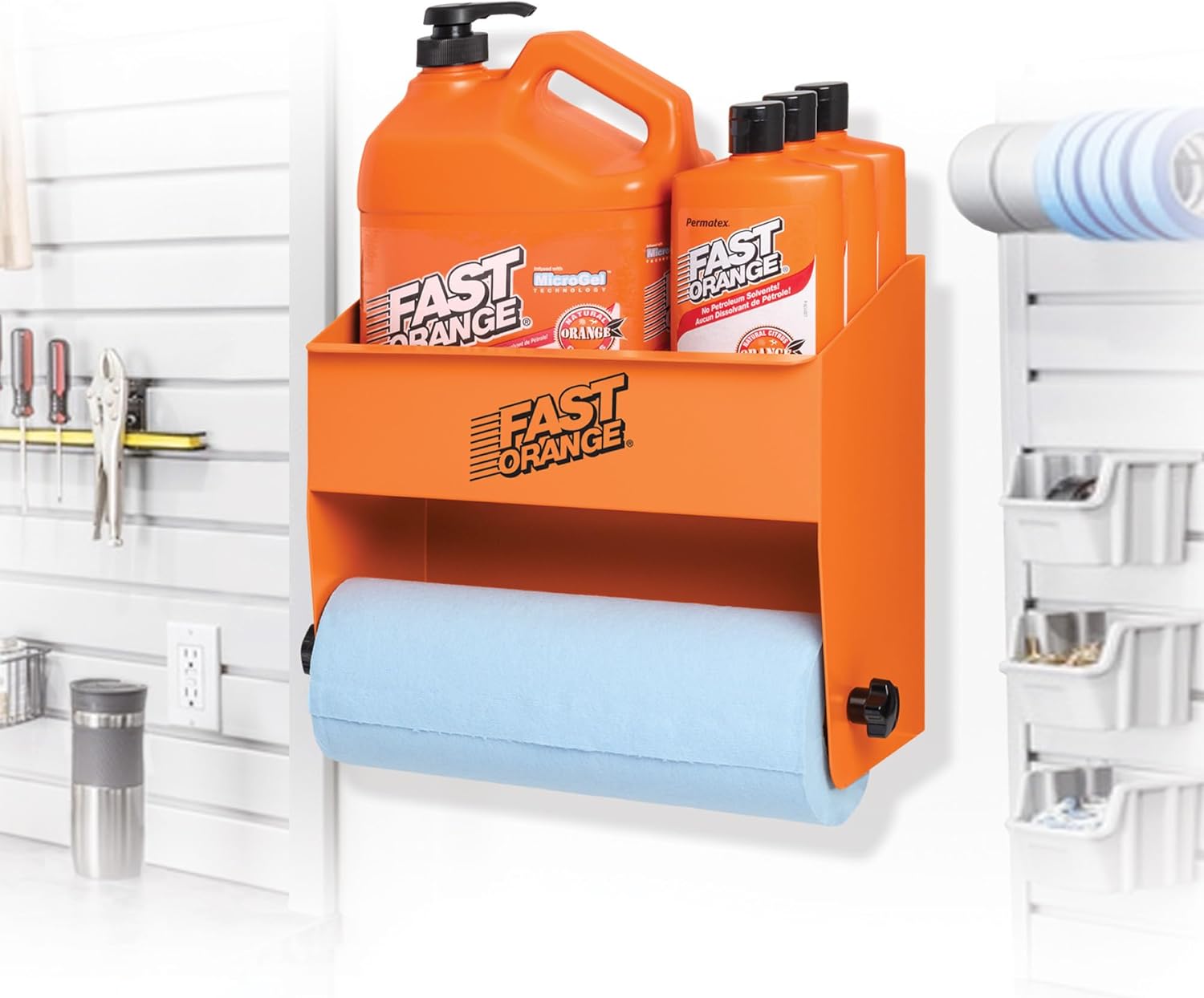 Fast Orange Cleaning Station Shelf for Hand Cleaner Jugs, 671328 ...